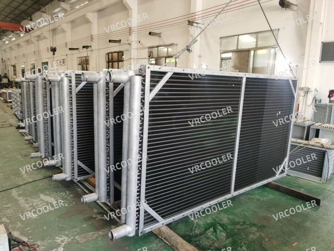 Working principle of tube and fin heat exchangers for cogeneration ...