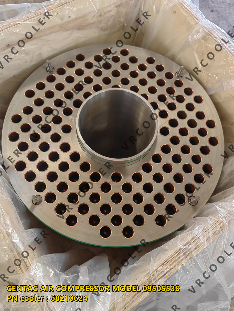 CENTAC AIR COMPRESSOR MODEL 0950553S PN cooler : 68210624 Second stage ...