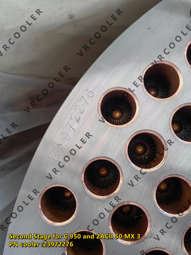 CENTAC AIR COMPRESSOR MODEL 0950553S PN cooler : 68210624 Second stage ...